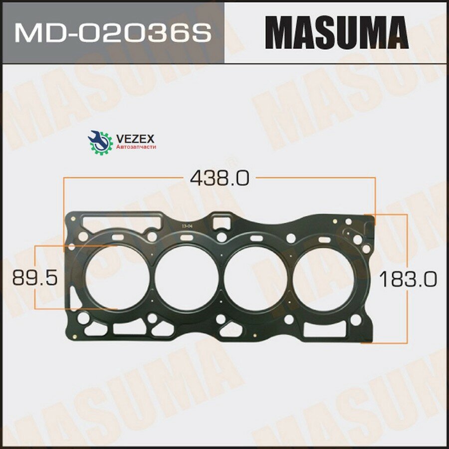 MASUMA MD-02036S Прокладка ГБЦ