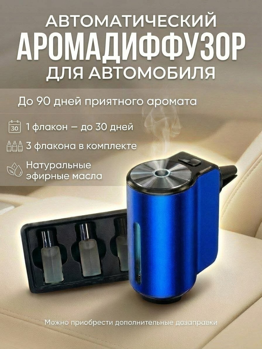Ароматизатор автомобильный, Океан, Шанель, Колон, 30 мл