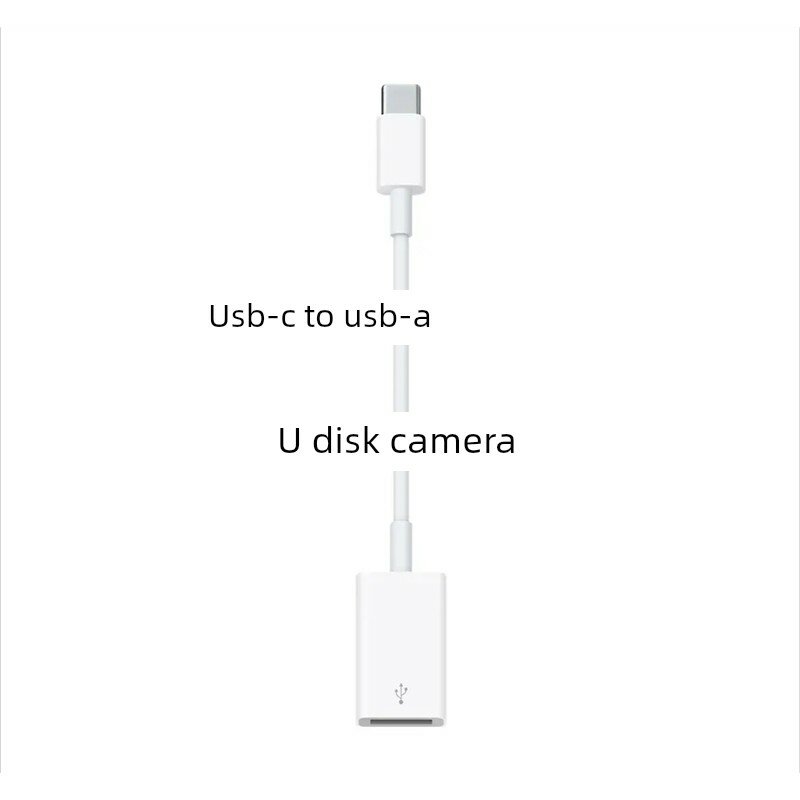 Кабель-переходник для подключения HDMI к USB-C (Lightning) и USB-A (Type-C) для устройств Apple USB-C на USB-A (A1632)
