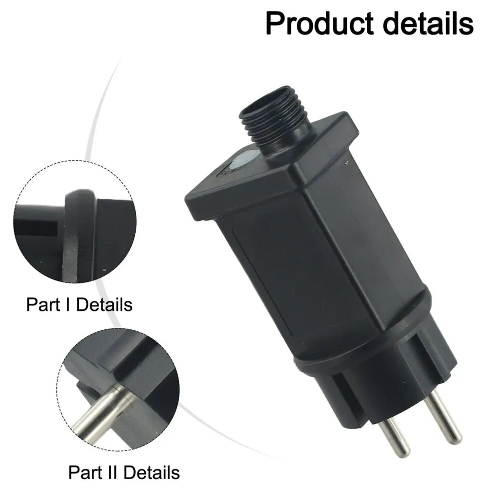 Эксклюзивный адаптер для светодиодной гирлянды 24 В с таймером и восемью режимами, водонепроницаемый блок с защитой IP44