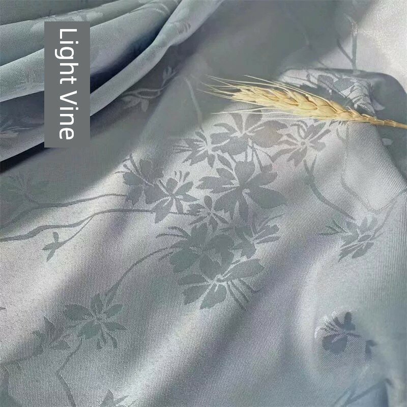 Жаккардовые шелковые и атласные ткани с цветочным узором, летний тонкий стиль, древний стиль ханьфу и чонсам,