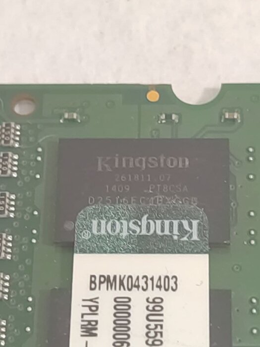 Оперативная память SO-DIMM DDR3 2Gb PC3-12800 Kingston KVR16S11S6/2