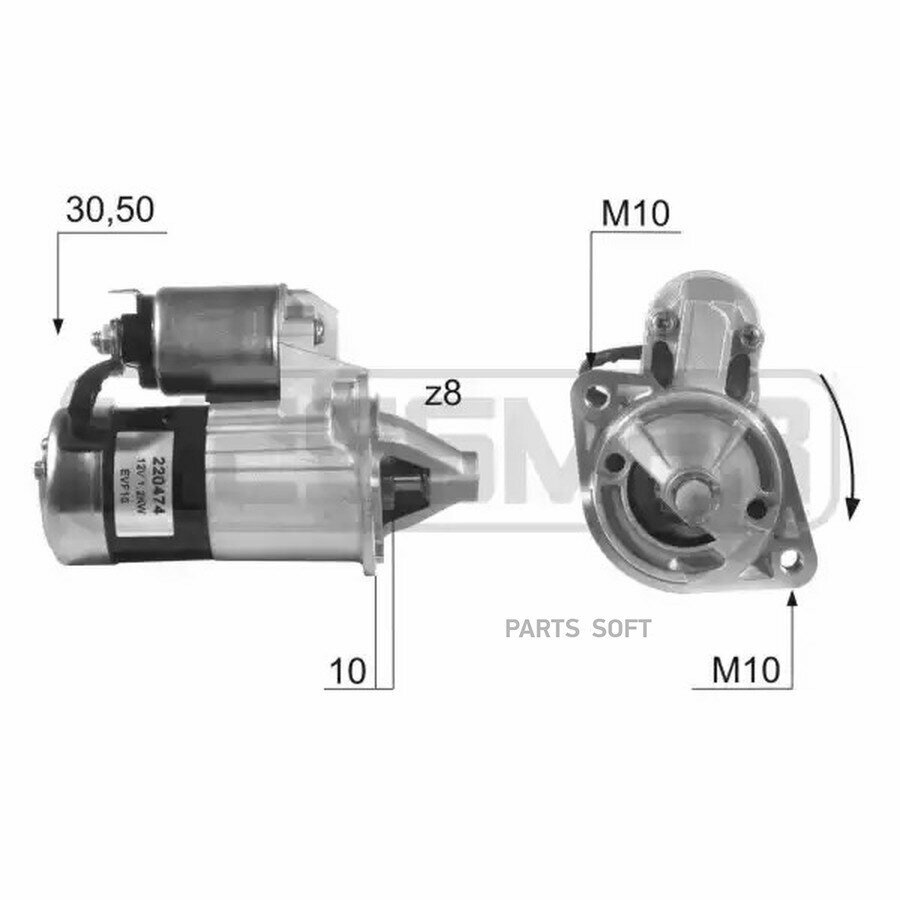 ERA 220474 Стартер MITSUBISHI CARISMA 220474