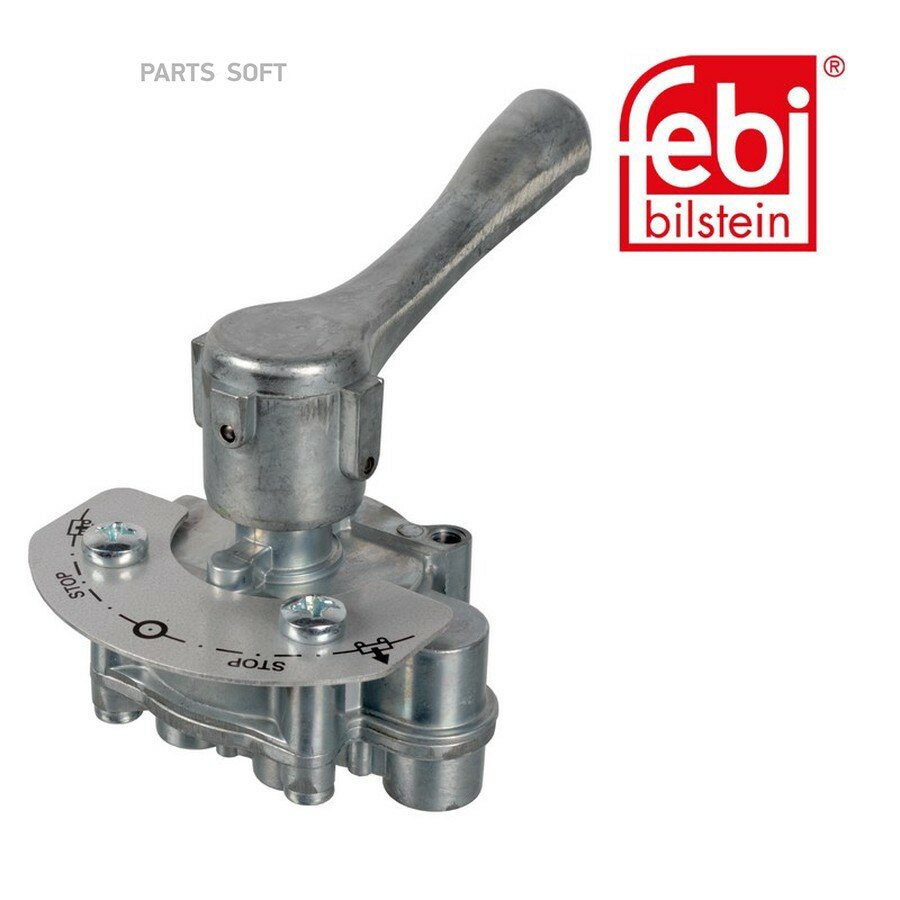 FEBI 38128 Кран ручного управления пневмоподвеской [port1=М16x1.5, M12x1.5]