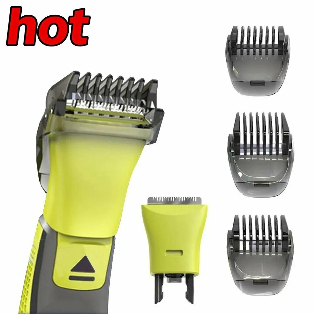 Сменные лезвия для бритвы OneBlade Pro QP6520 QP6531 QP2834 QP2724 Face Body Trimming Set и 3 насадки-гребня
