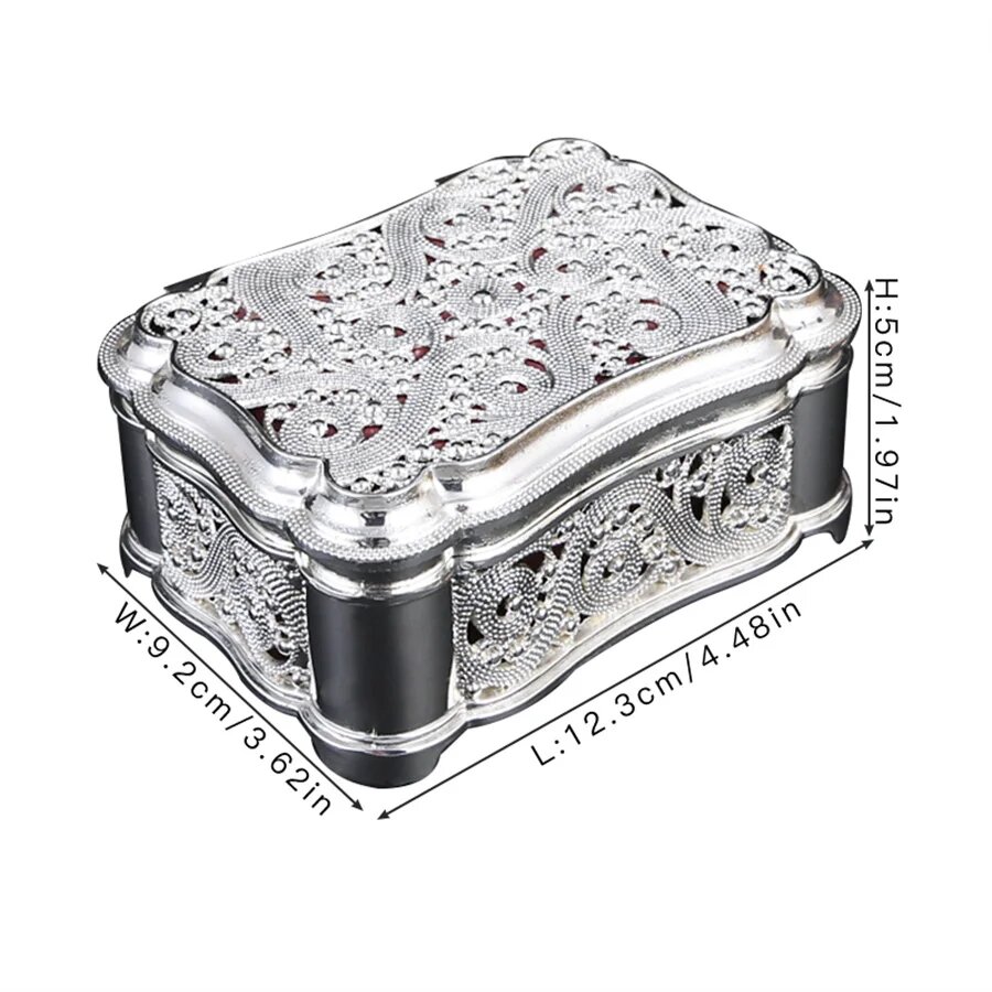 Шкатулка для украшений Pearl silver