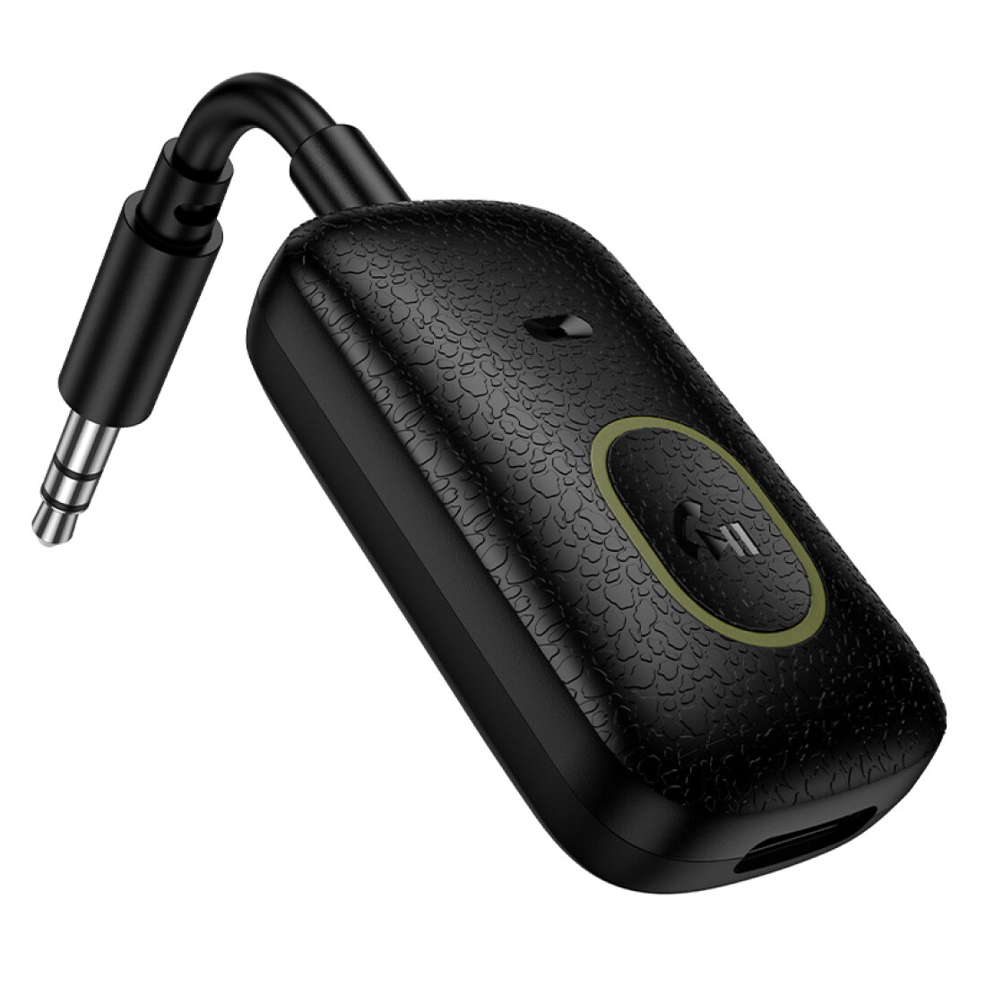 Bluetooth Receiver/transmitter в AUX, E151, HOCO, черный — фото 1