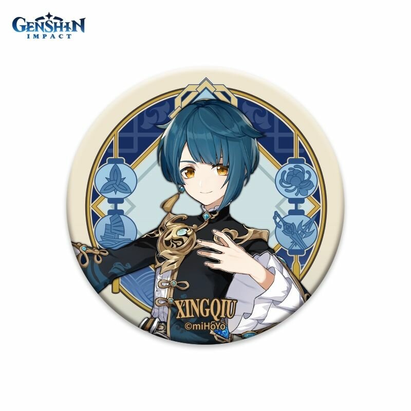 Значок Liyue Harbour Character Can Badge Xingqiu 6972957482830