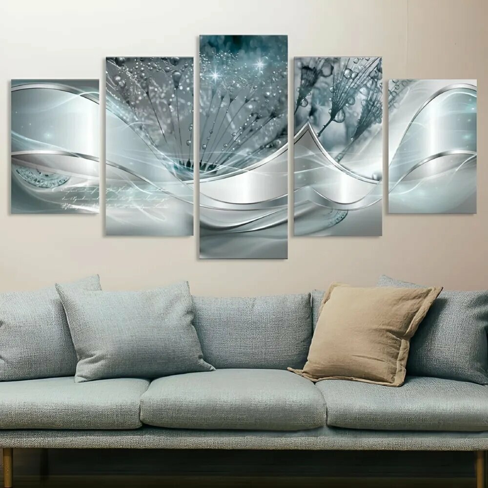 Модульная картина, 30х20 см, 20x30*2+20x40*2+20x50*1, 5 модулей,