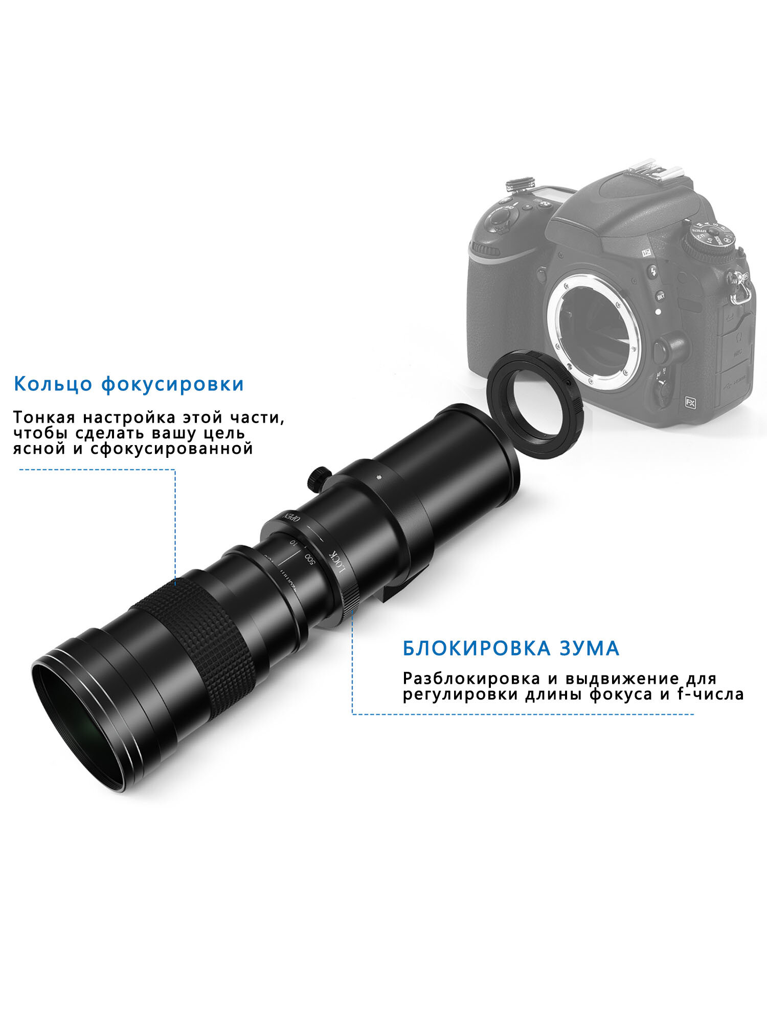 Lightdow Телеконвертер — фото 1