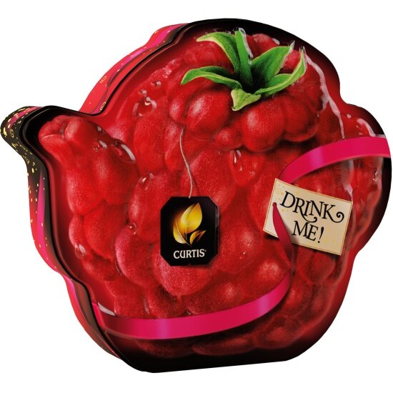 Чай черный Curtis Drink Me! RASPBERRY TEAPOT 70 г ж/б