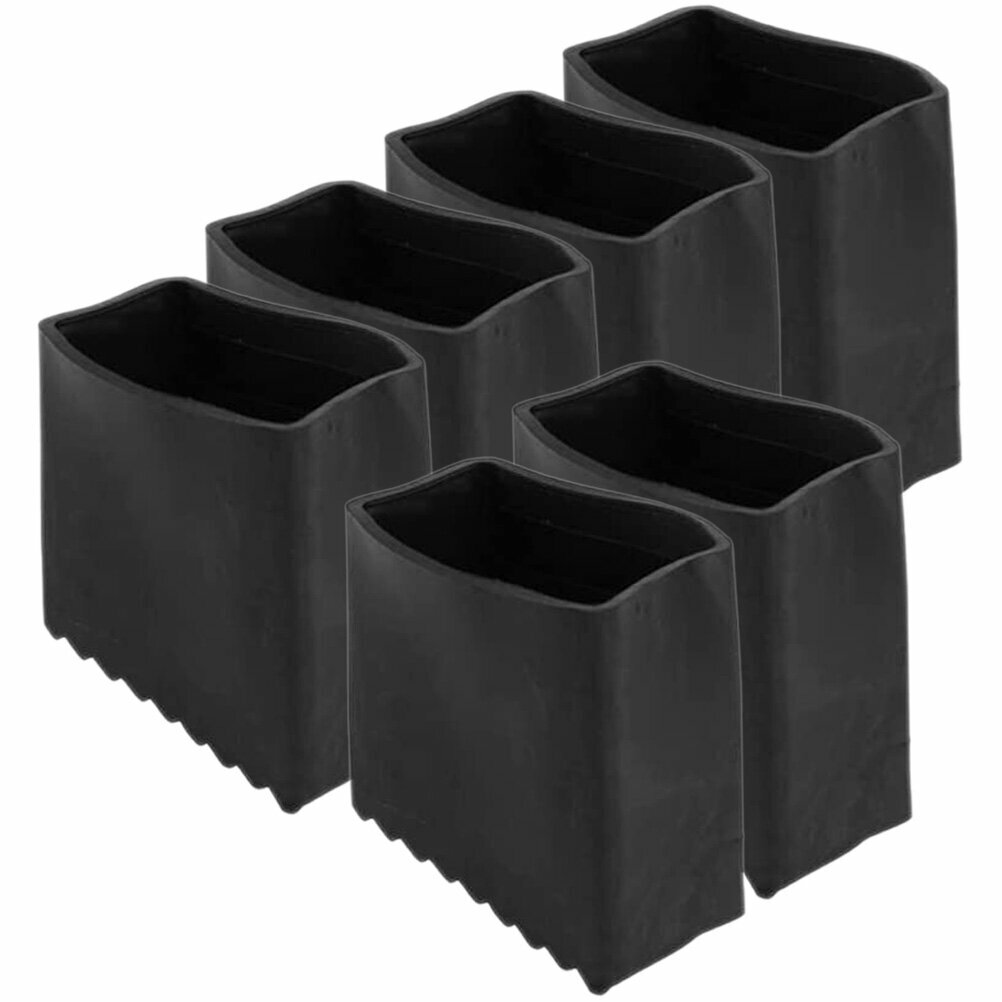 Прочные резиновые чехлы на ножки лестницы 6 штук для защиты пола в домашних условиях