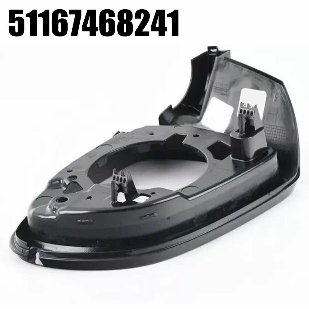 Крышка переднего левого зеркала BMW (OEM 51167468241) для X3 G01, X4 G02, X5 G05, X6 G06 и G07, ABS, черная