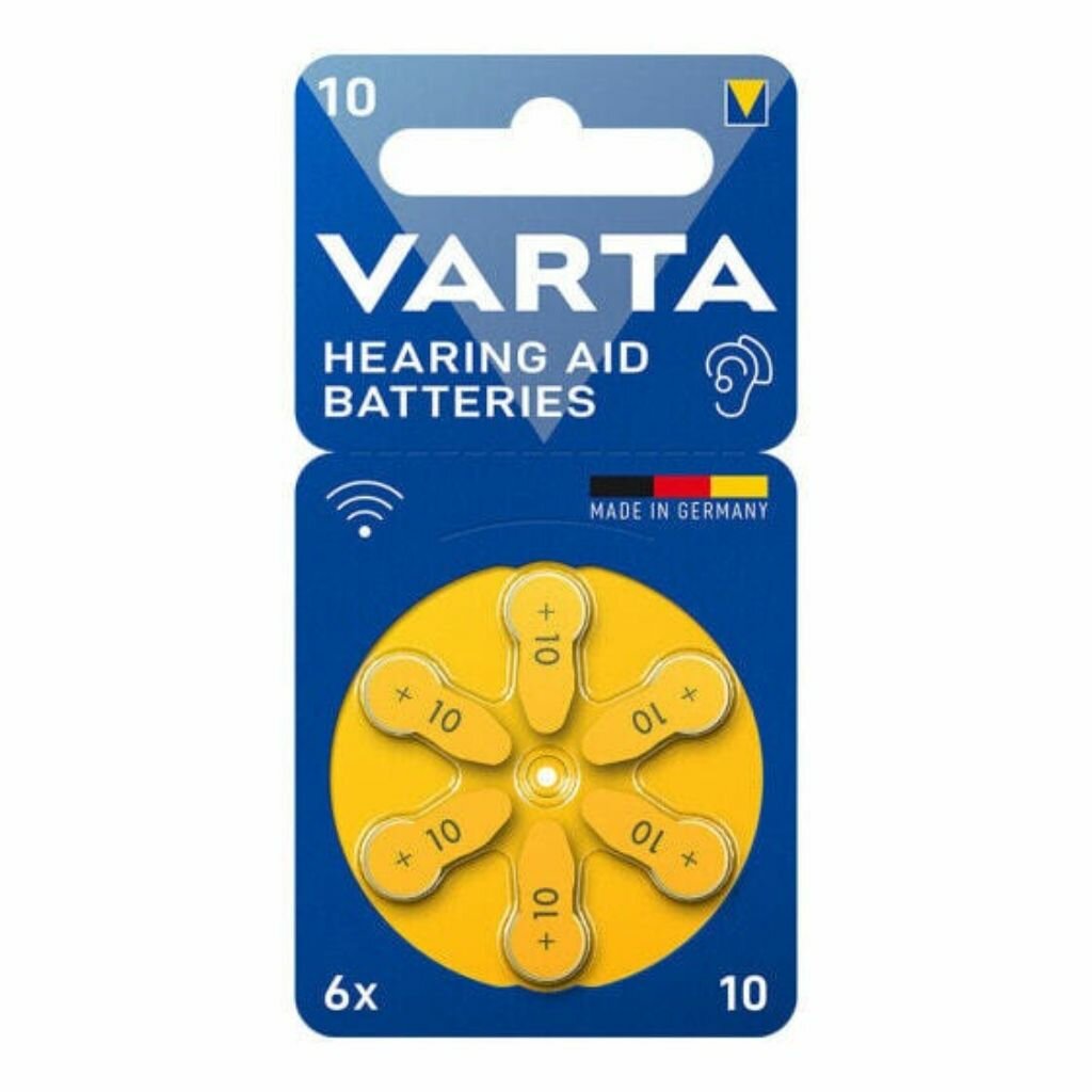 Батарейка VARTA Hearing Aid ZA10 BL-6