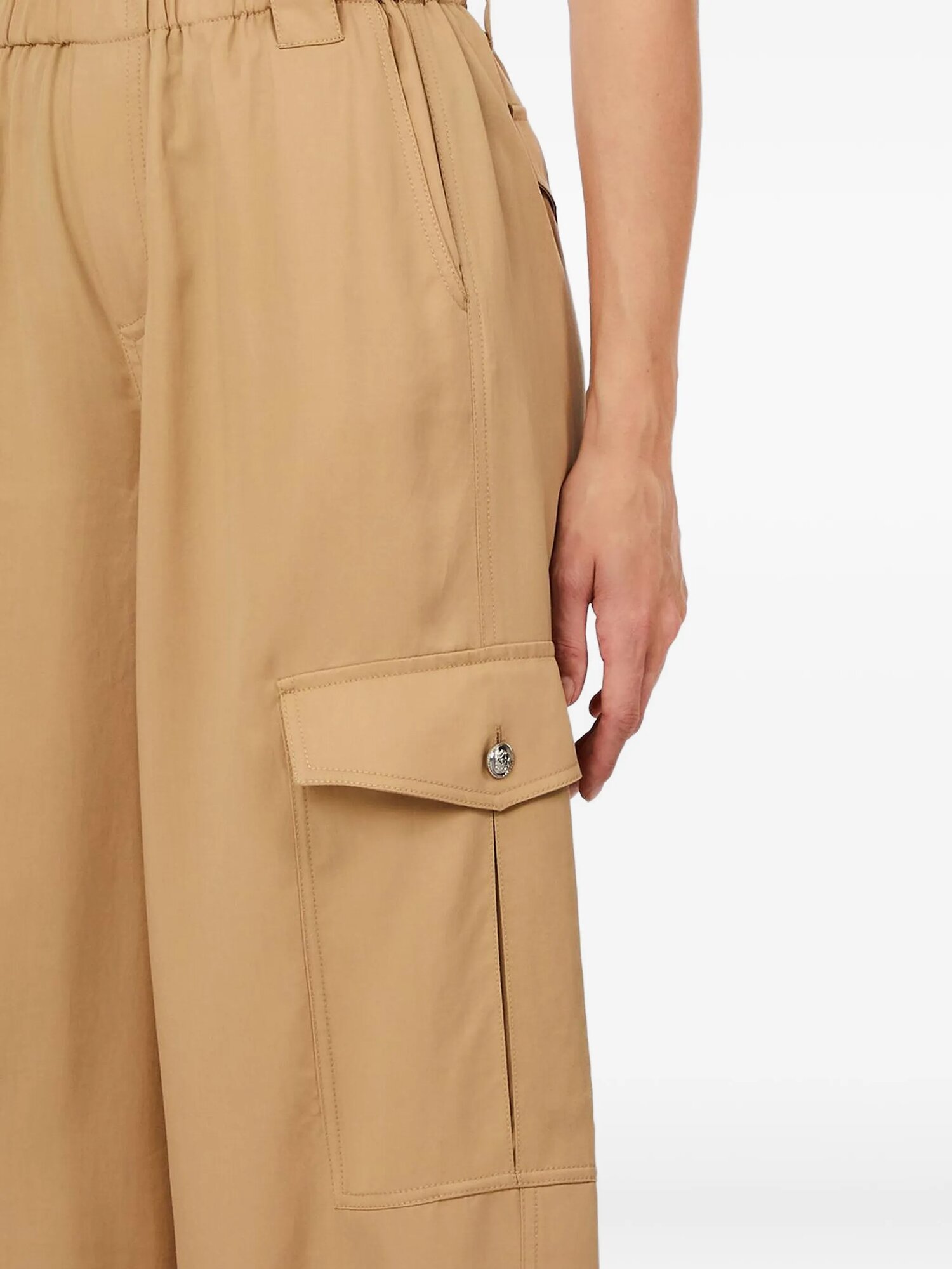 Брюки LIU JO Cargo-pocket palazzo pants, размер 44, разноцветный — фото 1