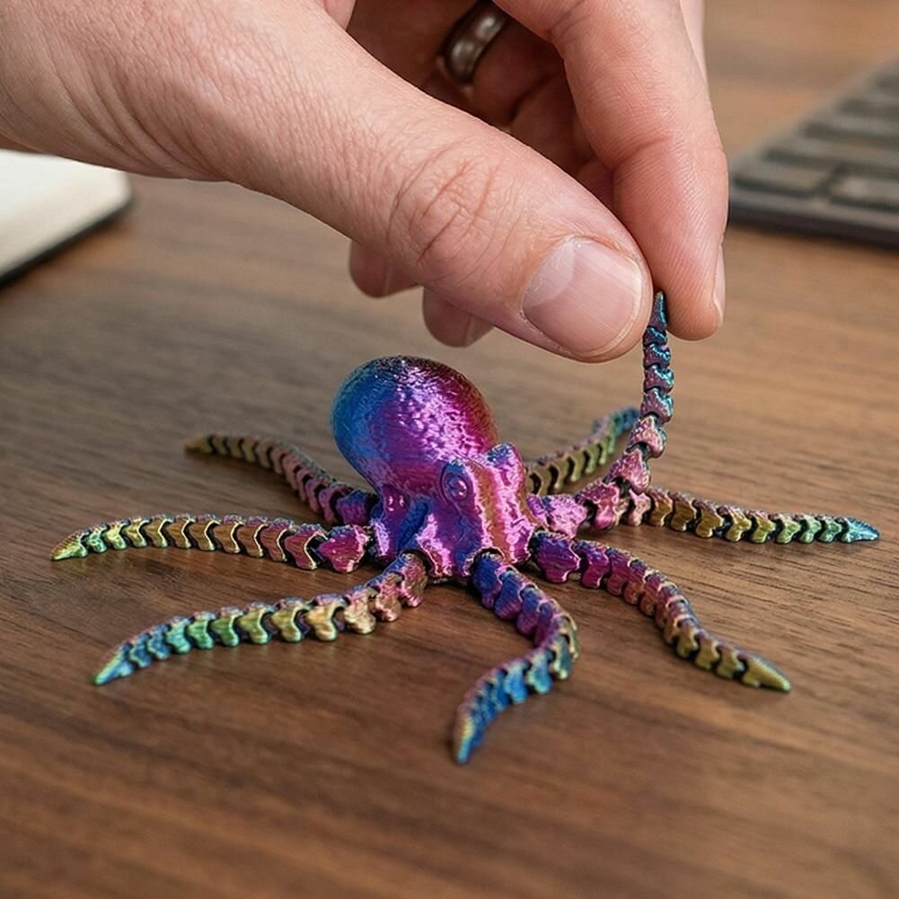 Украшение в виде осьминога с 3d-принтом Octopus