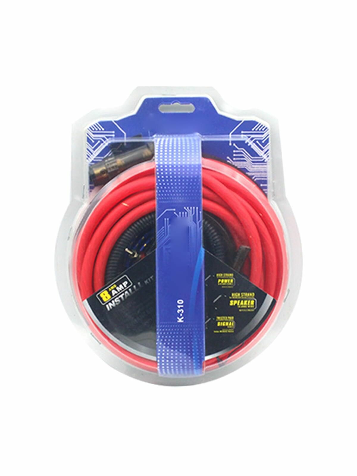 (1 компл.) Комплект проводов для сабвуфера/усилителя, сечение 6 GA, K330