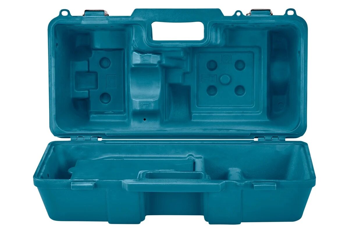 Пластиковый кейс Makita 821509-7 бирюзовый для электроинструмента объём 24 696 л, размеры 490×240×210 мм, вес 1,86 кг