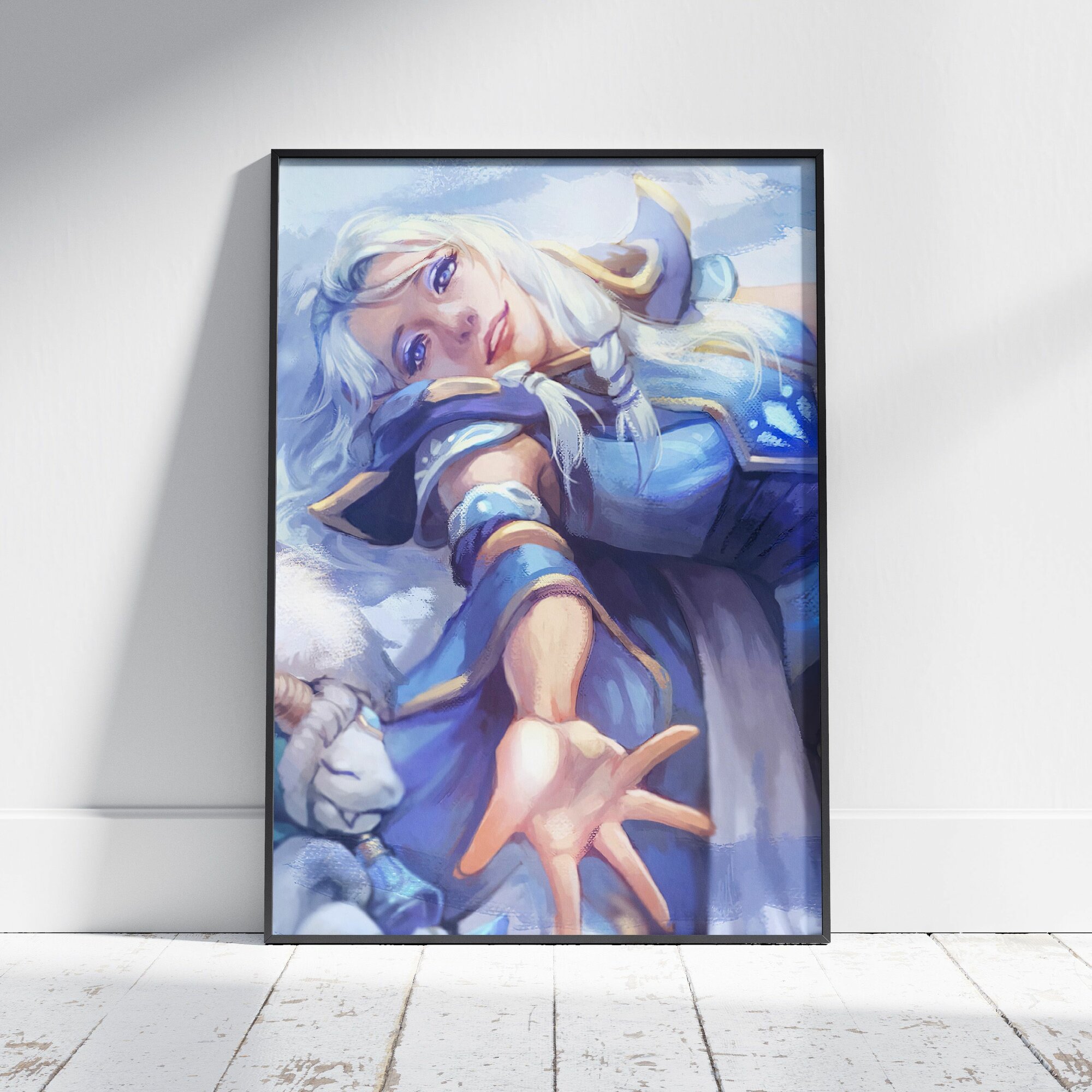 Плакат на стену для интерьера Dota 2 (Crystal Maiden 6) - Постер по игре формата A4 (21х30 см)