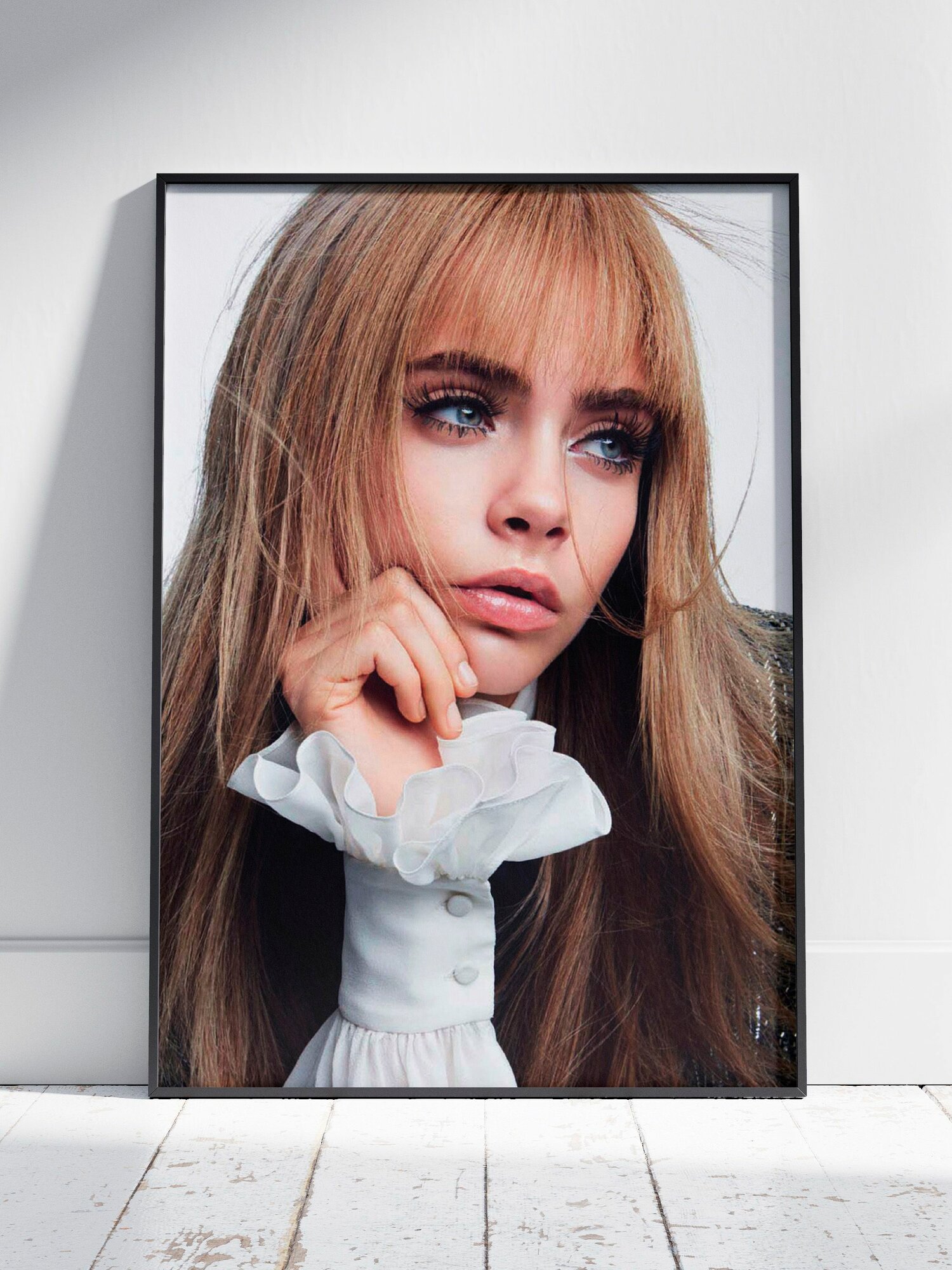 Плакат на стену для интерьера Кара Делевинь (Cara Delevingne 1) - Постер по модели, бренду и моде формата A4 (21x30 см)