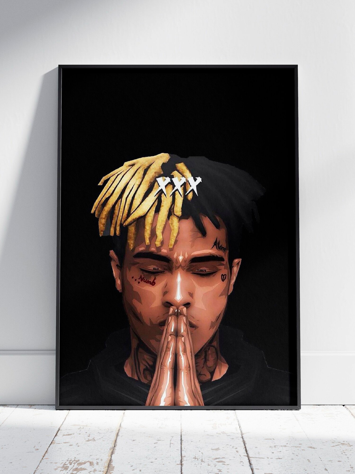 Плакат на стену для интерьера XXXTentacion (Тентасьон 61) - Постер по музыке и артисту формата A4 (21x30 см)