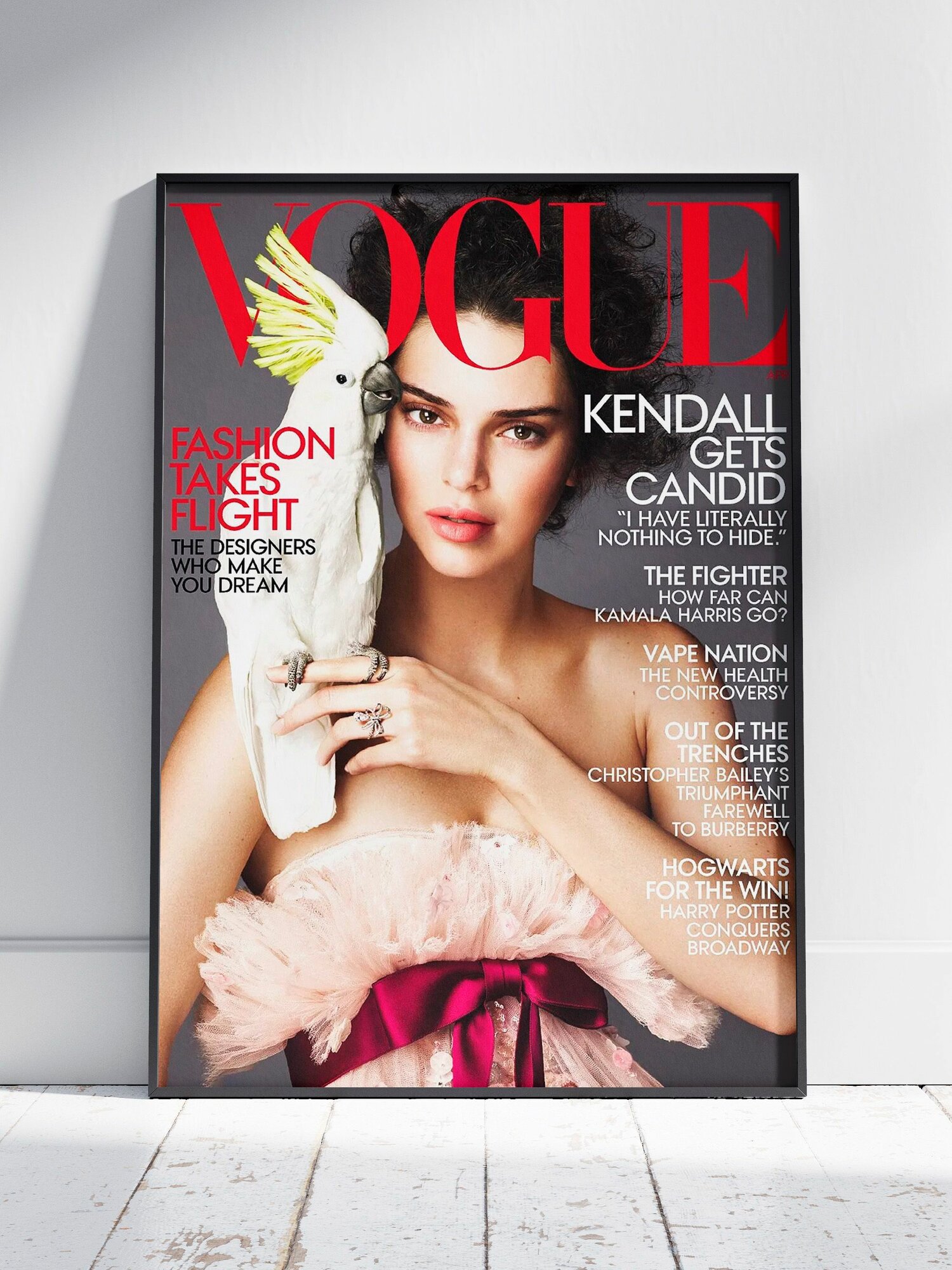 Плакат на стену для интерьера Кендалл Дженнер (Kendall Jenner 34) - Постер по модели, бренду и моде формата A4 (21x30 см)