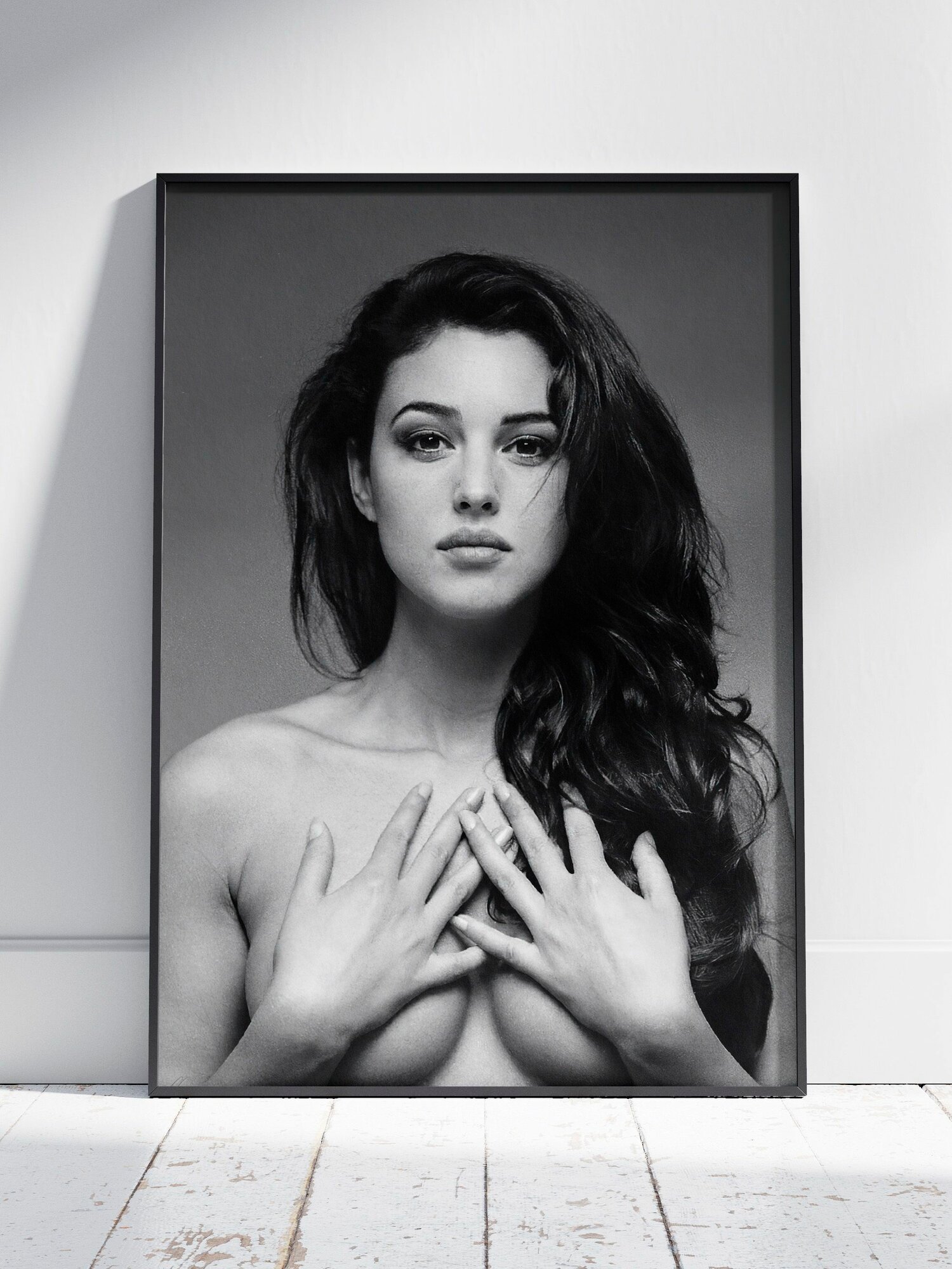 Плакат на стену для интерьера Моника Беллуччи (Monica Bellucci 54) - Постер по актеру фильма, кино, сериала формата A4 (21x30 см)