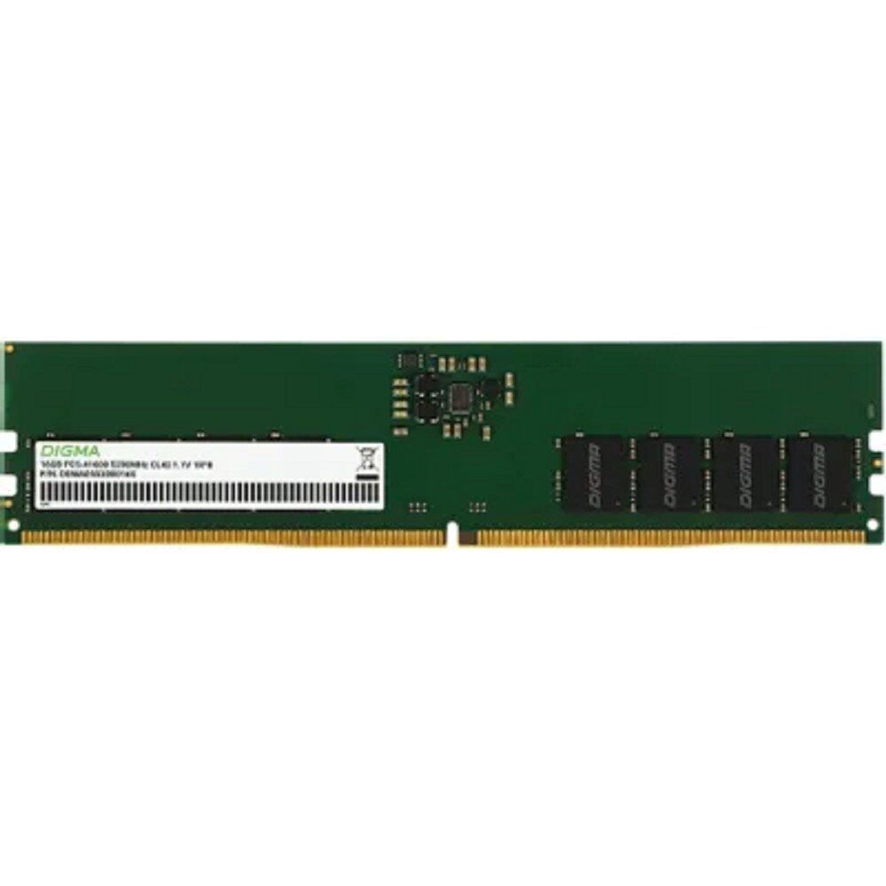 Модуль памяти Digma DDR5 DIMM 16GB 5200MHz DGMAD55200016S