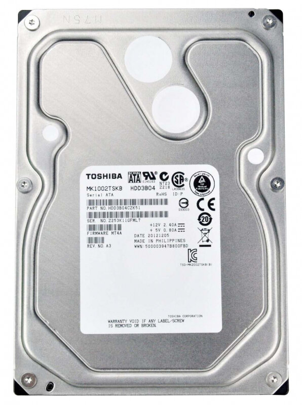 Жесткий диск Toshiba HDD3B04CZK51 1Tb SATAII 3,5" HDD