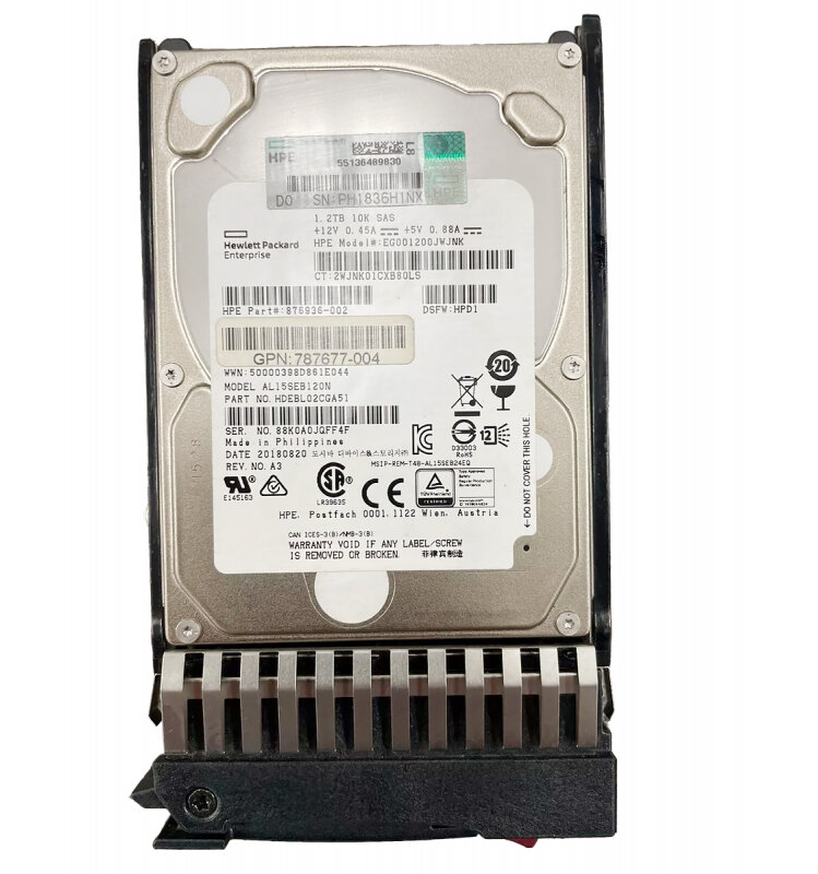 Жесткий диск HP 787648-001 1,2Tb MSA 10000 SAS 2,5" HDD