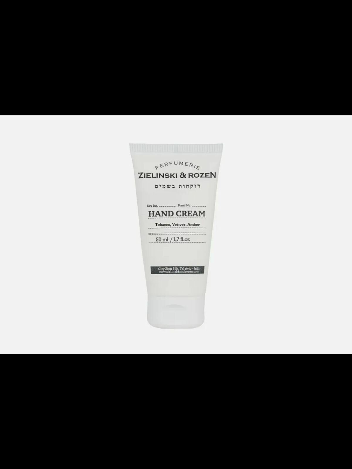 Zielinski & Rozen Крем для рук Tobacco, Vetiver, Amber(50мл)