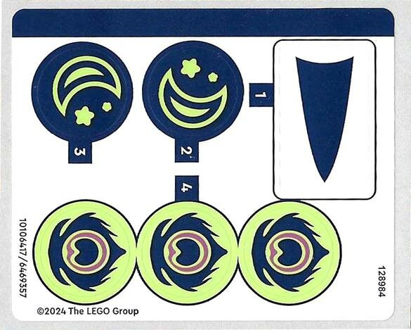 Деталь Lego 71476stk01 Sticker Sheet for Set 71476 - (10106417/6469357)