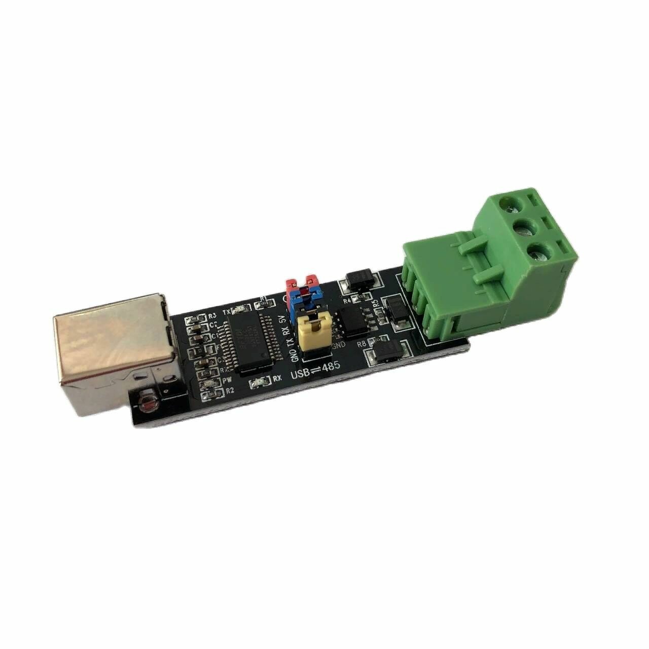 Преобразователь USB-RS485 двусторонний электронный модуль 1 шт