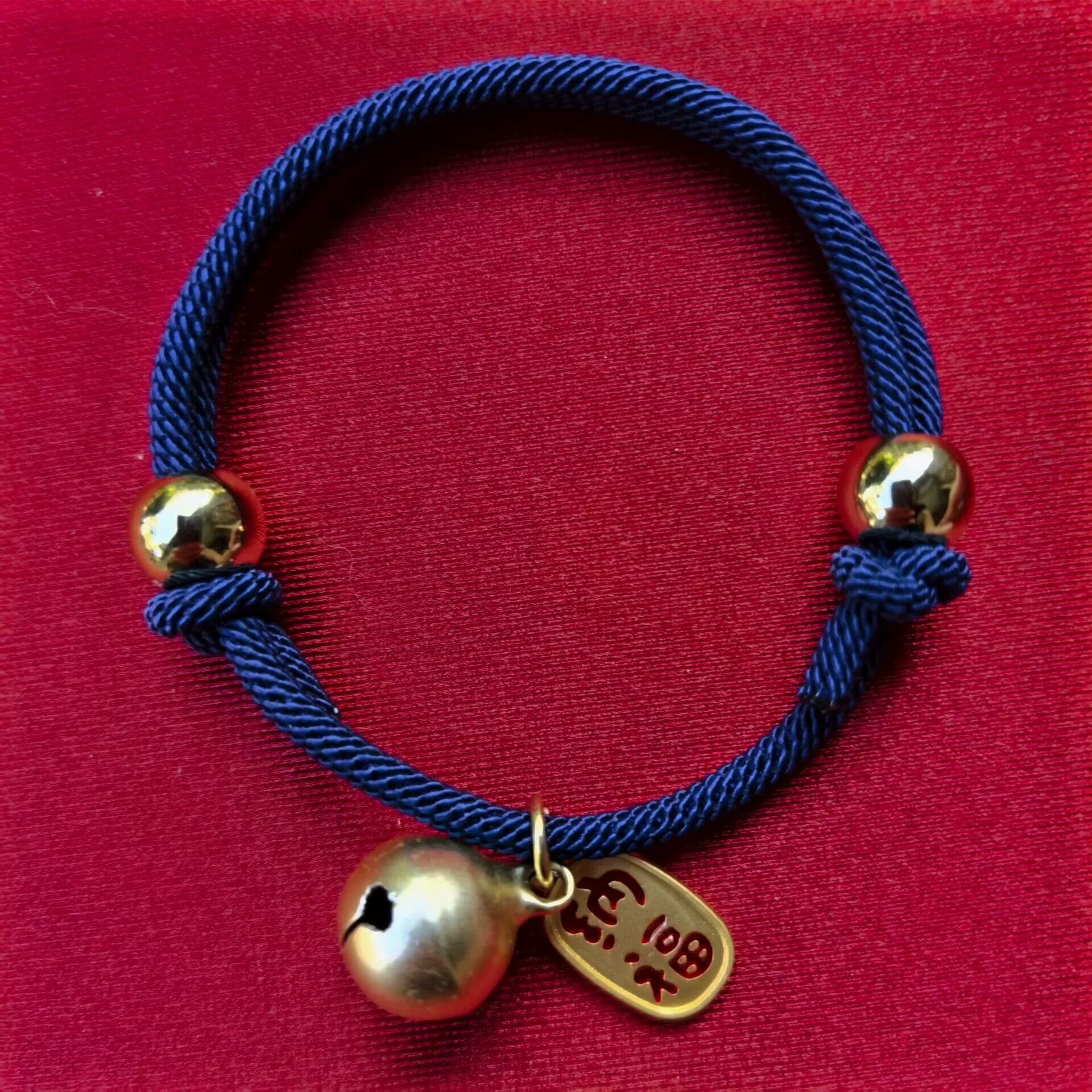 Ошейник с колокольчиком для кошек, ошейник для собак, красная веревка на удачу, аксессуар для шеи питомца, колокольчик