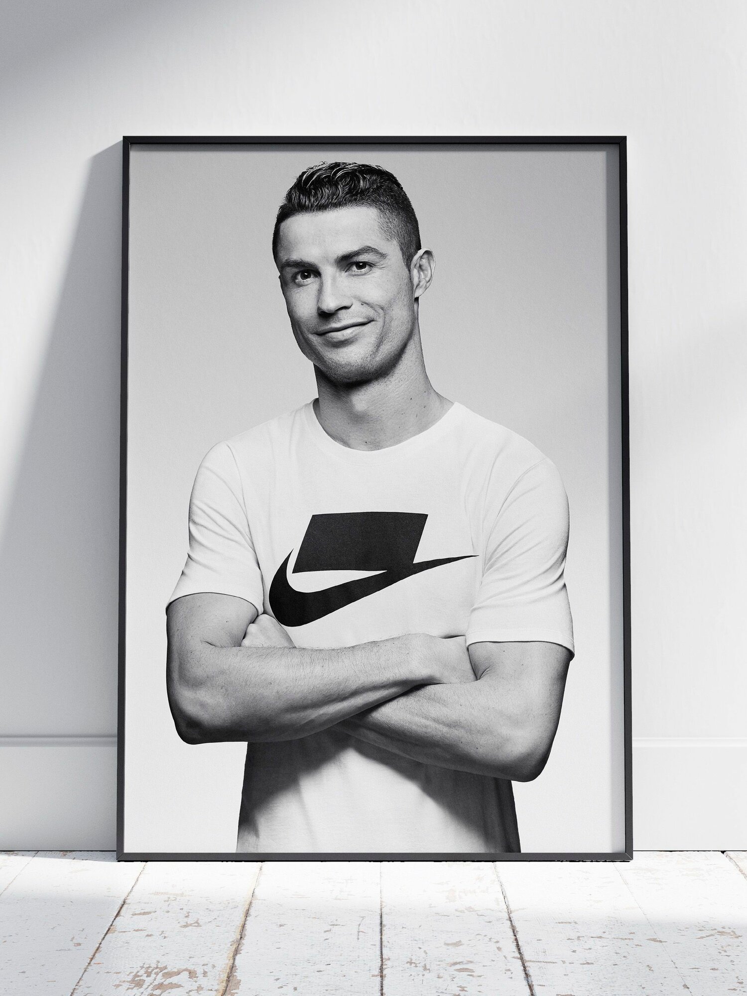 Плакат на стену для интерьера Реал Мадрид (Криштиану Роналдо - Cristiano Ronaldo 35) - Постер по спорту и физической активности формата A4 (21x30 см)