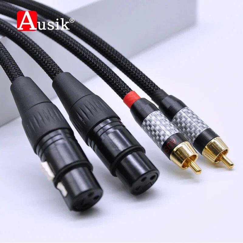 Аудио кабель RCA-XLR Ausik AS007, 1,5 м