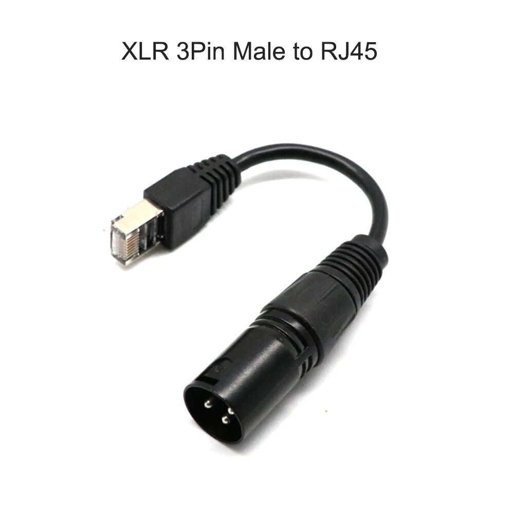 XLR 3Pin Male to RJ45 кабель