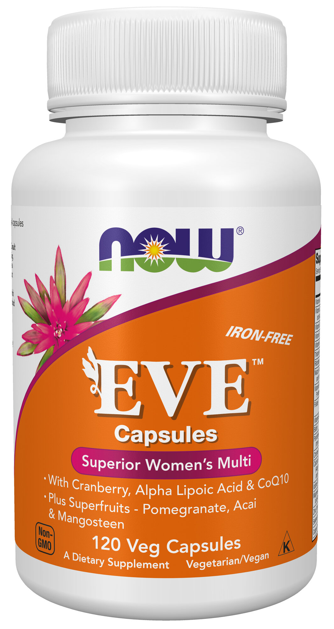 NOW Eve Woman's Multi, Витаминно-минеральный комплекс для женщин, 120 растительных капсул, для волос, кожи и ногтей
