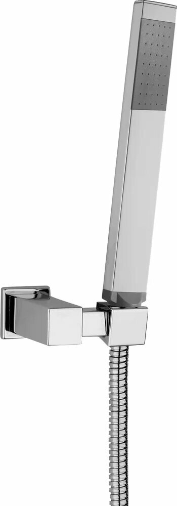 Душевой гарнитур Paffoni Premium ZDUP059CR хром, глянцевый, латунный, лейка для душа со шлангом и держателем