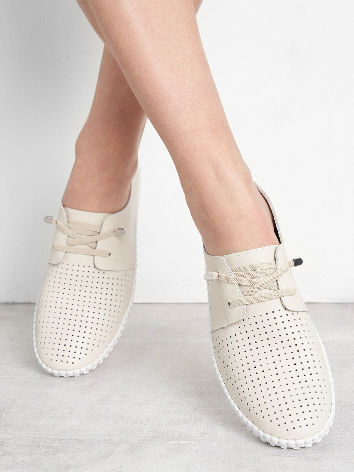 Полуботинки De Mount Low top shoes, размер 38, светло-бежевый — фото 1