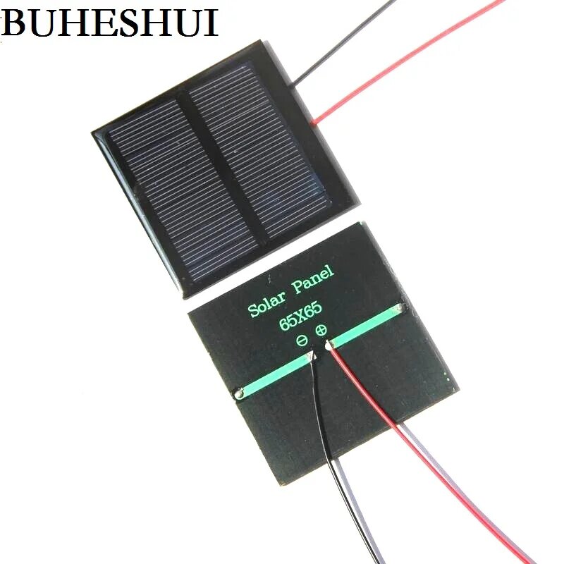 BUHESHUI Солнечная панель 5,5В 0,6Вт