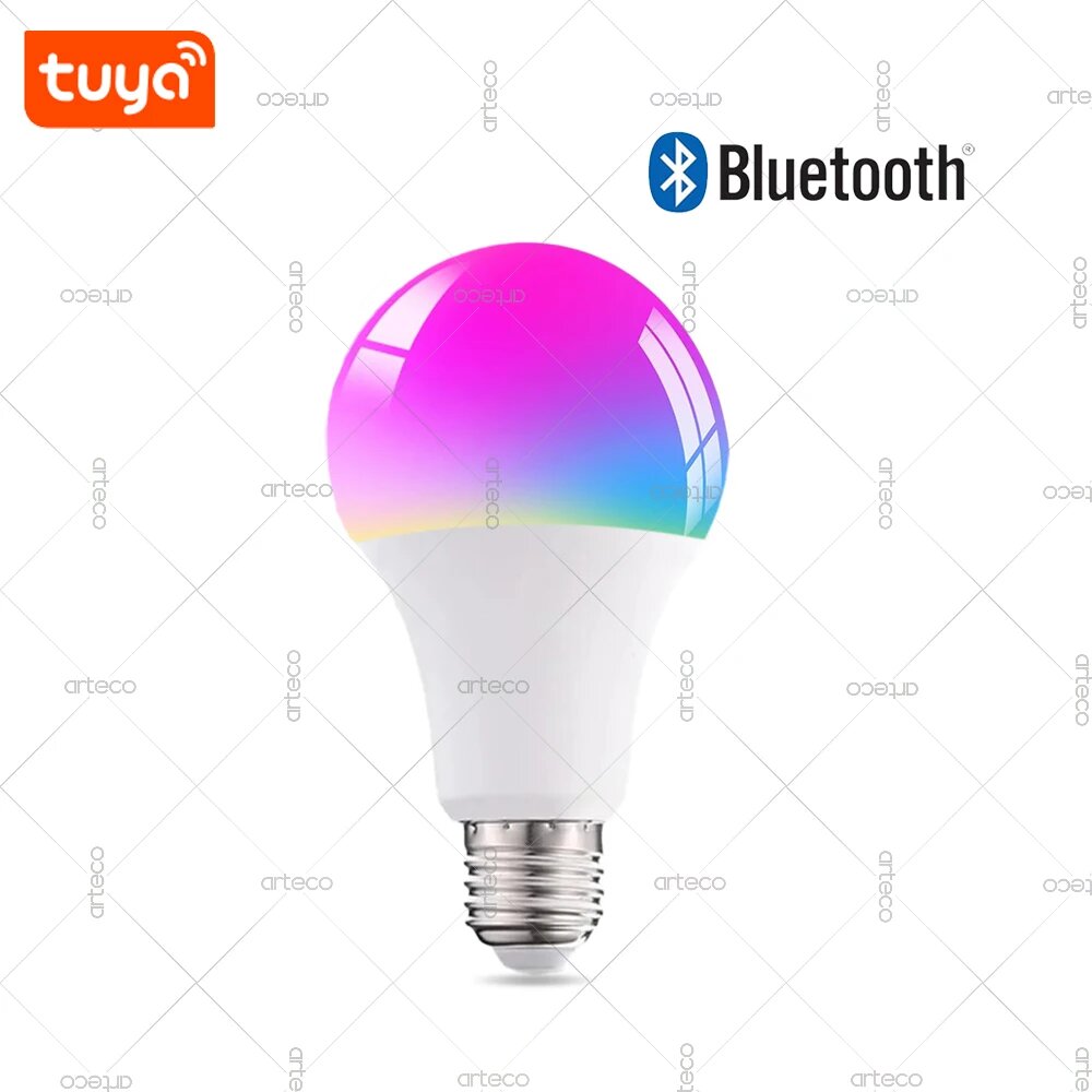 Светодиодная лампа Bluetooth E27 15W, цвет AC 220V