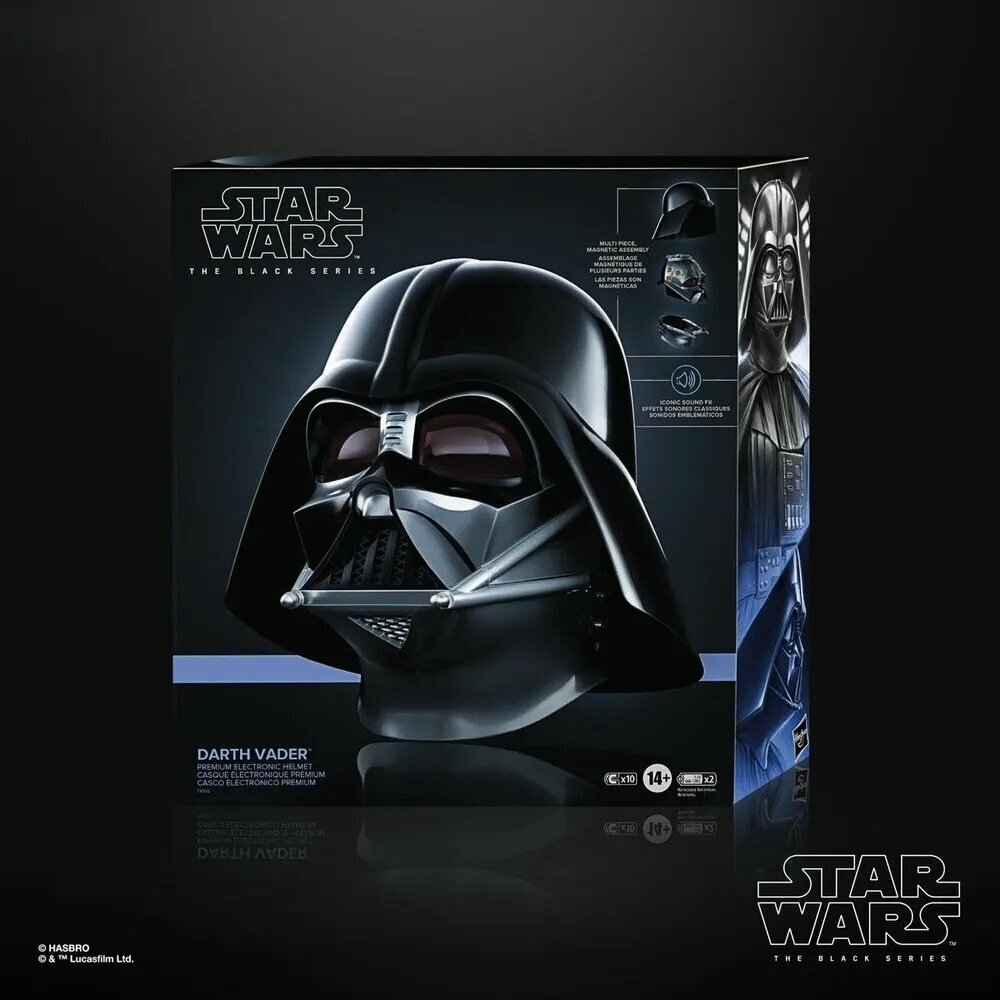 Игрушка Hasbro Звездные Войны Черная Серия 1/1 Шлем Приквел Звездных войн 3 Дарт Вейдер