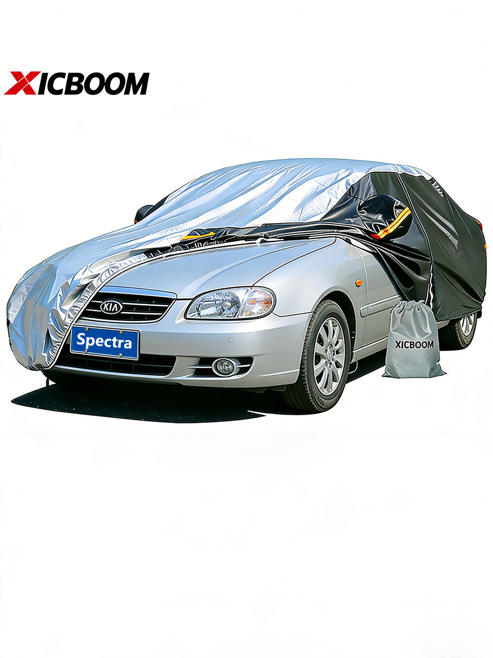 XICBOOM Чехол на автомобиль Kia Spectra, Нетканое полотно, Хлопок, 1 шт.