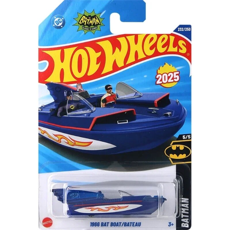 Hot Wheels Бэтмен 1966 Bat Boat, цвет 232