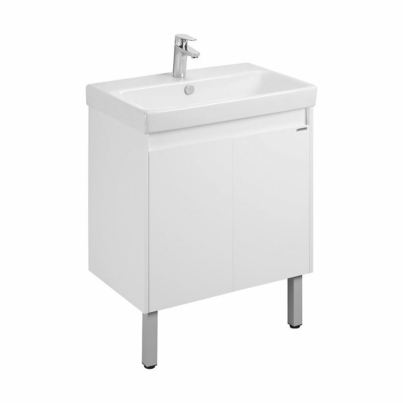 Тумба под раковину Aquaton Сканди 70 Doors универсальная, белый (1A278901SD010)