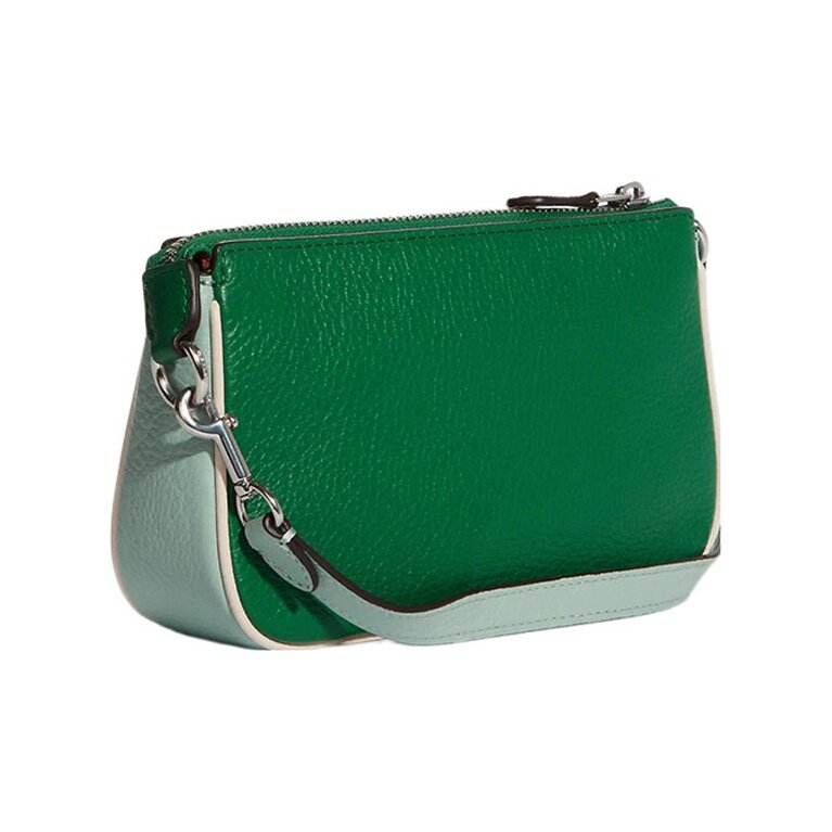 Сумка Coach, фактура тиснение, green — фото 1