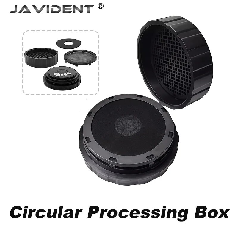 JAVIDENT Круглая коробка для обработки