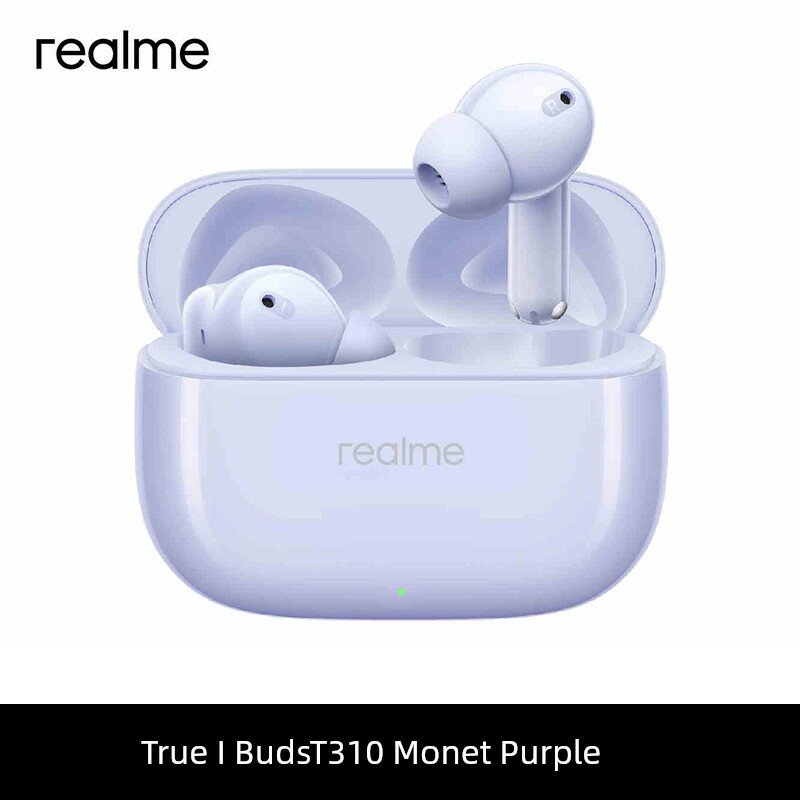 Realme Buds T310 Беспроводные наушники Bluetooth с гибридным шумоподавлением 46dB, длительным сроком службы батареи,
