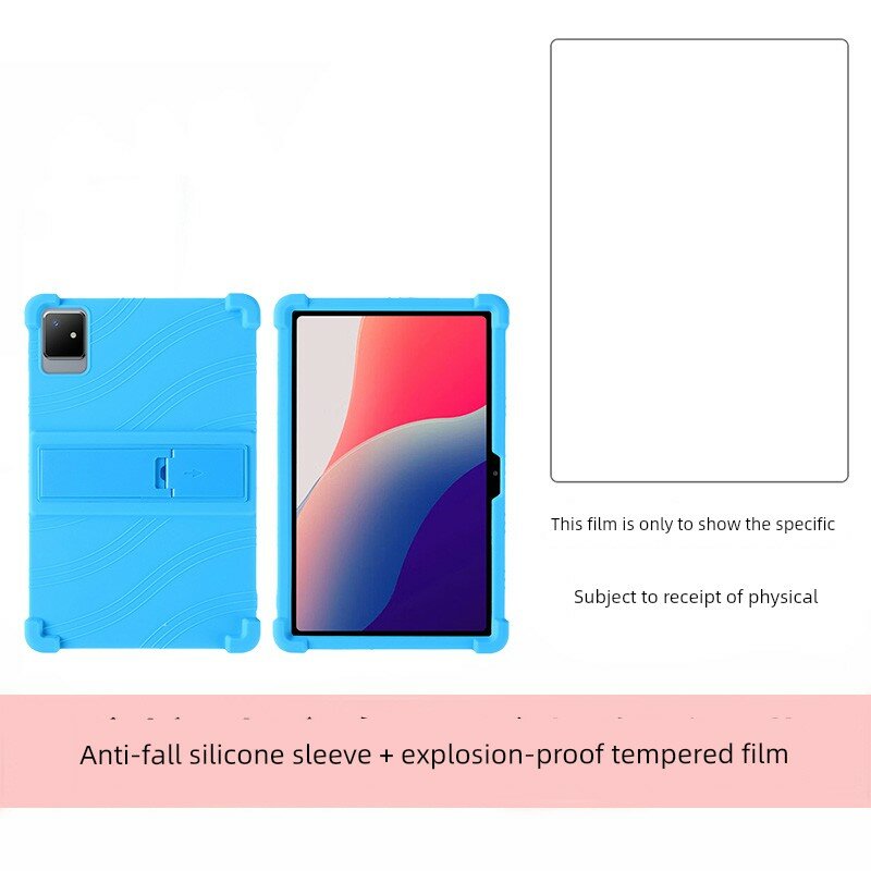 Подходит для силиконового защитного чехла Lenovo Superpower Tablet M10, подставки с полным покрытием, мягкого чехла с